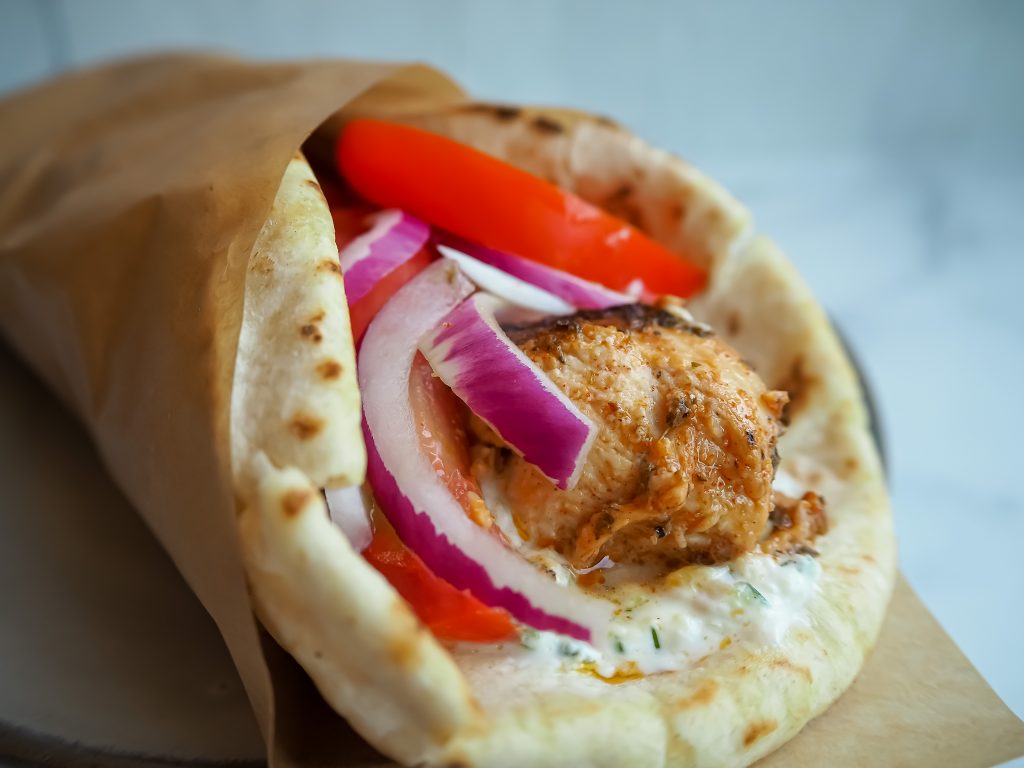 Chicken Gyro Recipe With Homemade Tzatziki Sauce