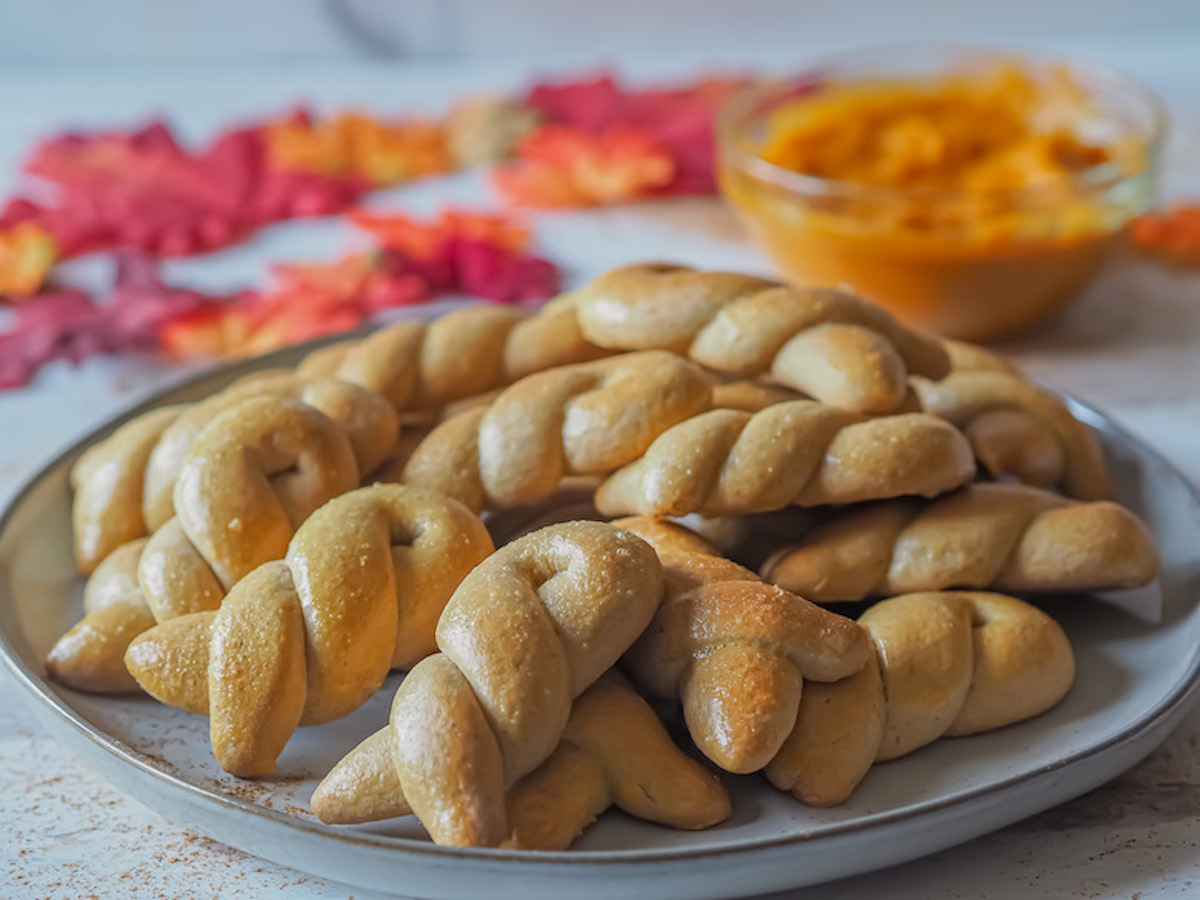 Pumpkin Koulourakia - Greek Cookies - Cook Like a Greek